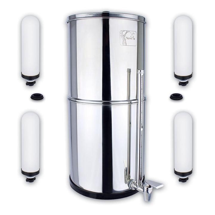 12 Litre Newton Gravity-Powered Water Filter System – Newton Filter