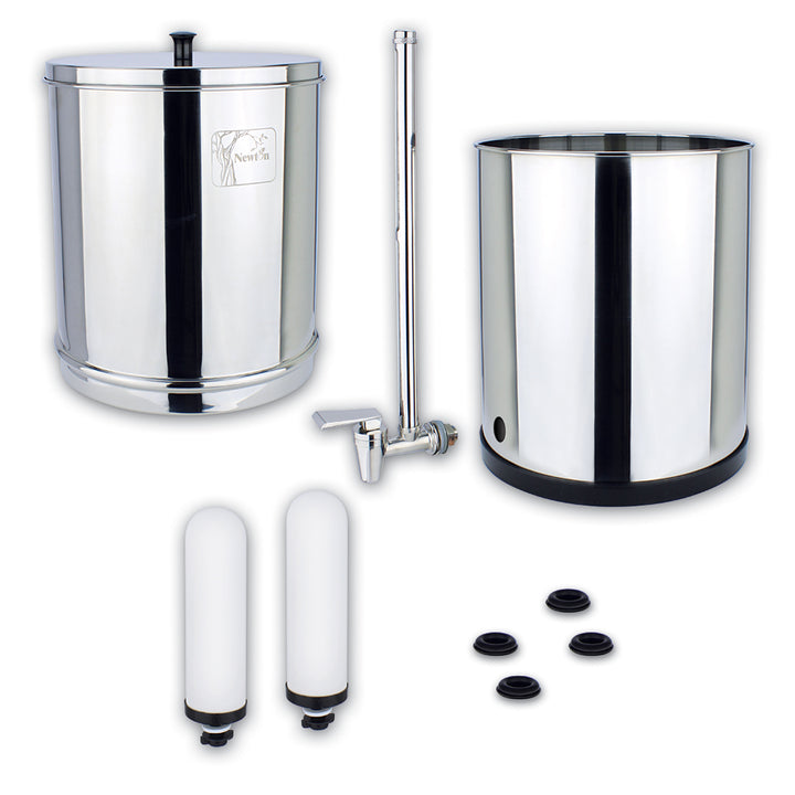 12 Litre Newton Gravity-Powered Water Filter System – Newton Filter