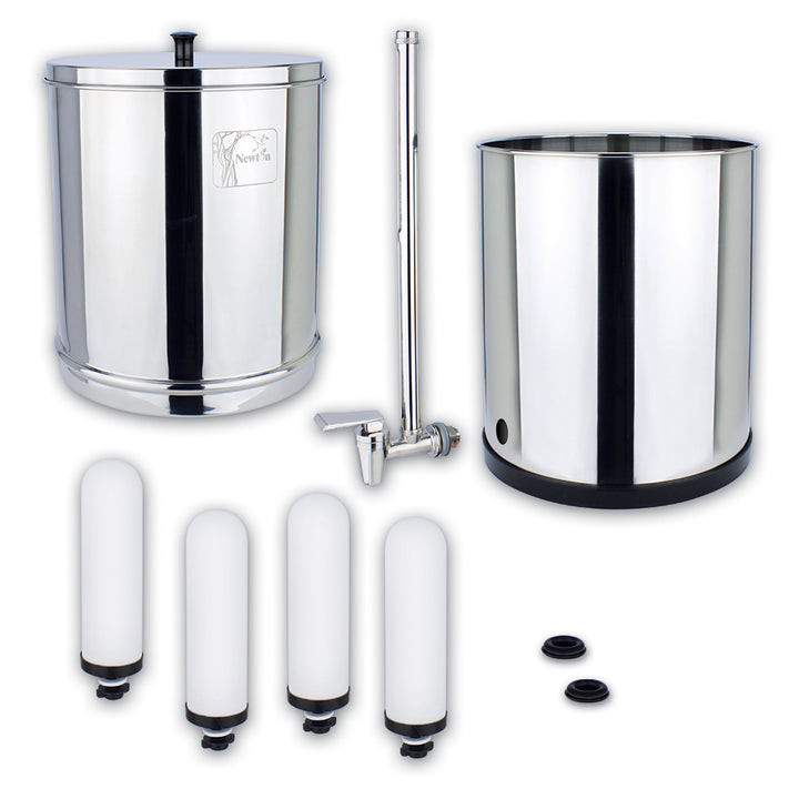 12 Litre Newton Gravity-Powered Water Filter System – Newton Filter